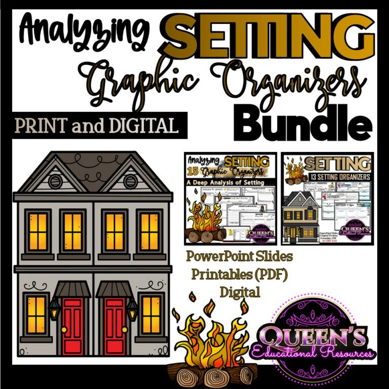 Setting Worksheets | Setting Graphic Organizers | Story Elements ...