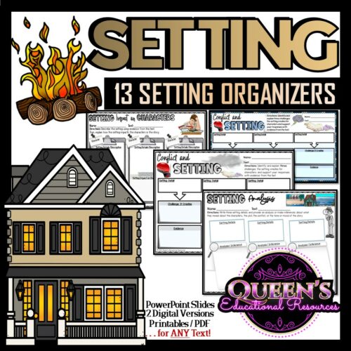 Setting Worksheets | Setting Graphic Organizers | Story Elements ...