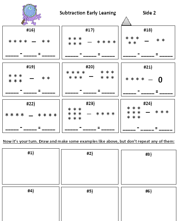 Subtraction Early Learning | Made By Teachers
