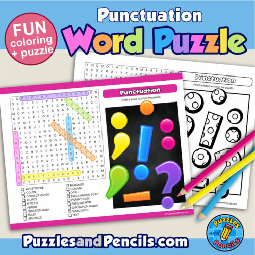 Hot Cocoa Word Search Puzzle Activity Page with Coloring | Seasons ...