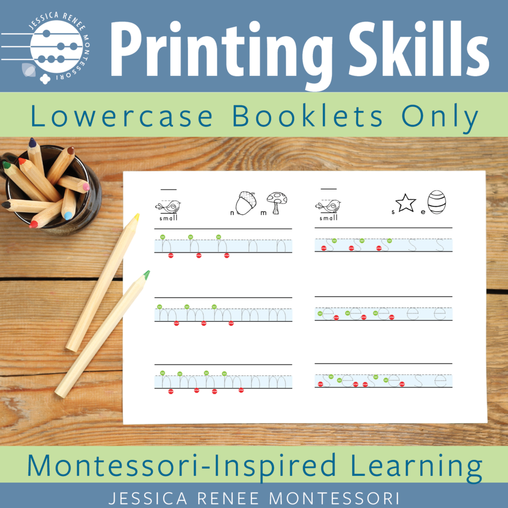 Printing Booklets for Uppercase and Lowercase Letter Formation Practice ...