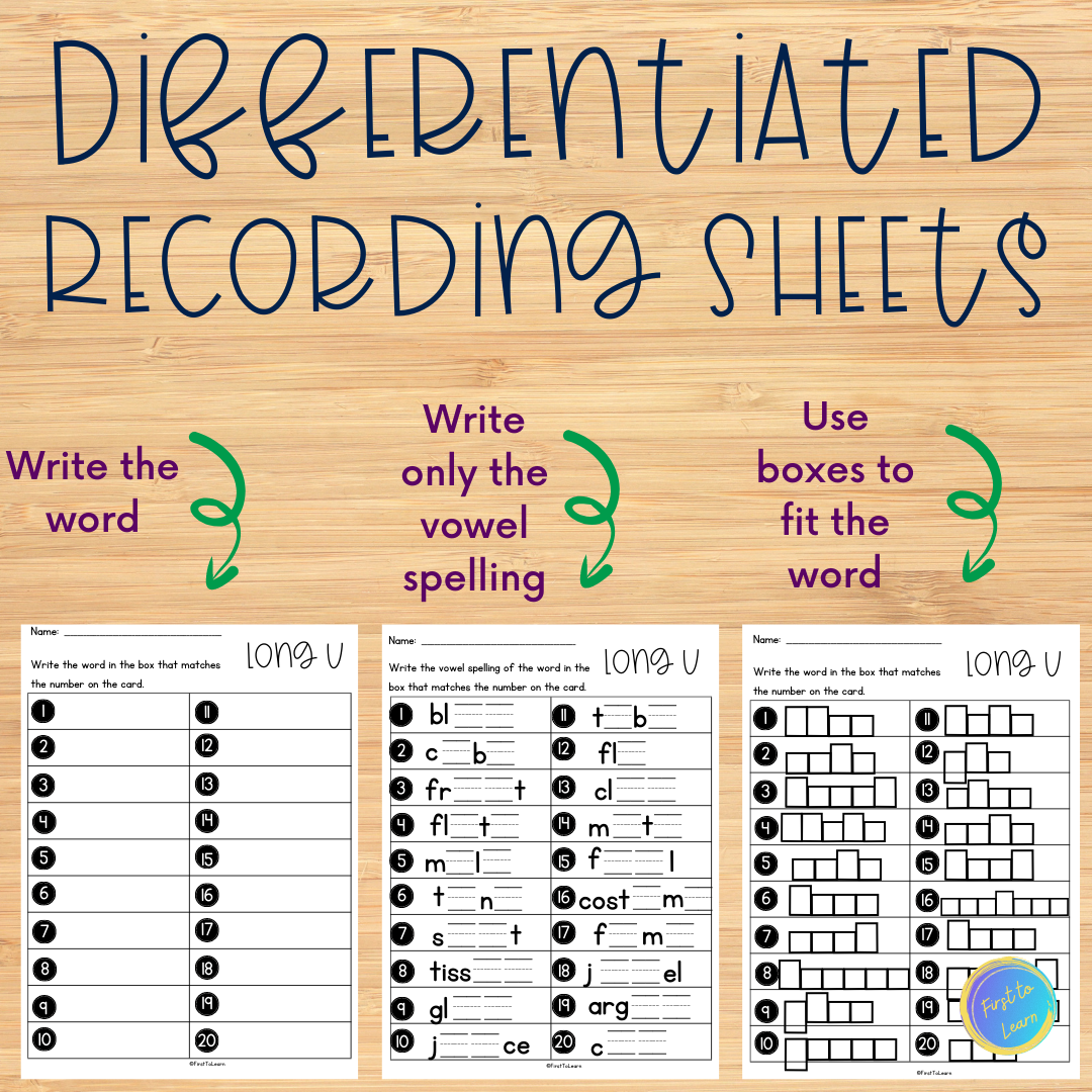 Long U Write The Room Phonics Activity | Made By Teachers