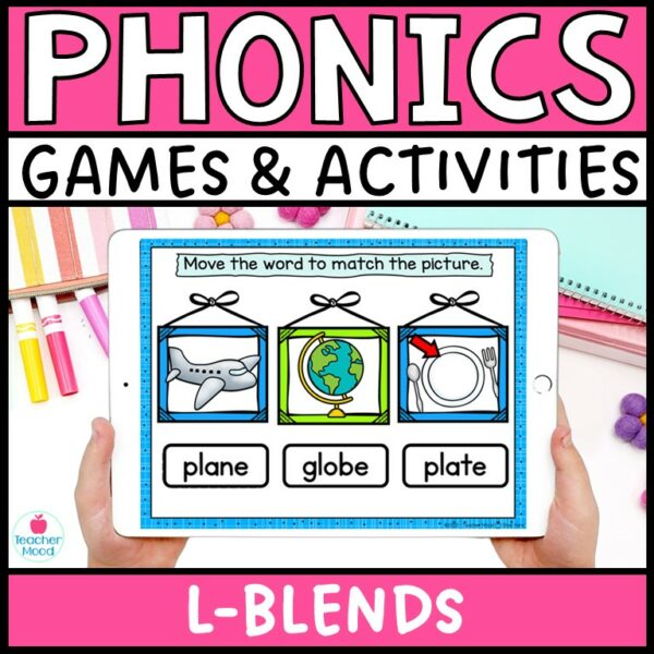 Phonics Games | L Blends | Literacy Centers for 1st Grade Phonics ...