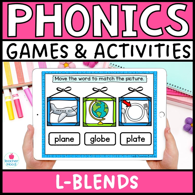 Phonics Games | L Blends | Literacy Centers for 1st Grade Phonics ...