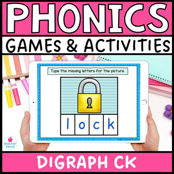 Phonics Games | Digraph CK | Literacy Centers for 1st Grade Phonics ...