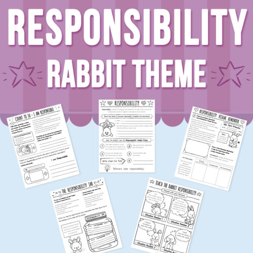 Responsibility | Rabbit Theme BUNDLE | Made By Teachers