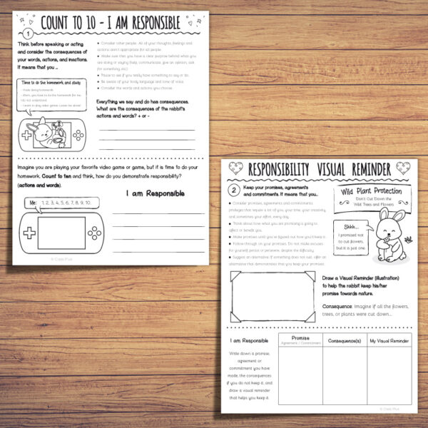 Responsibility | Rabbit Theme | Made By Teachers