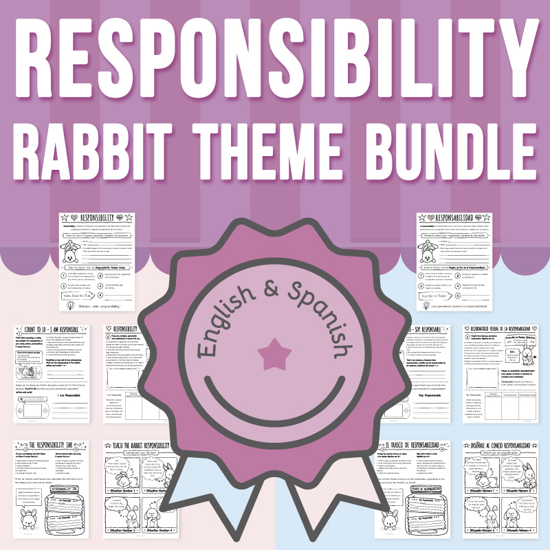 Responsibility | Rabbit Theme BUNDLE | Made By Teachers