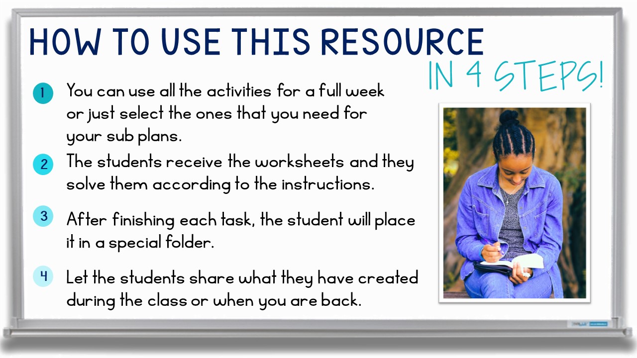 December Emergency Sub Plans Middle School ELA Mini Lessons - Print and ...