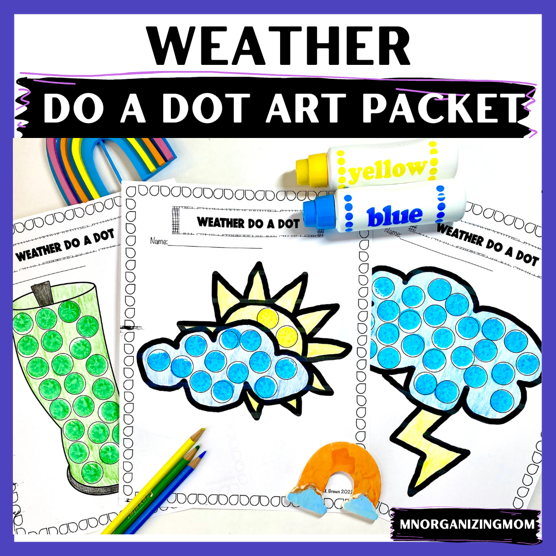 Valentine's Day Do A Dot and Q-Tip Art Packet | Made By Teachers