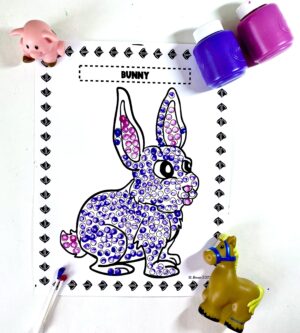 Farm Animal Q-Tip Art Packet | Made By Teachers