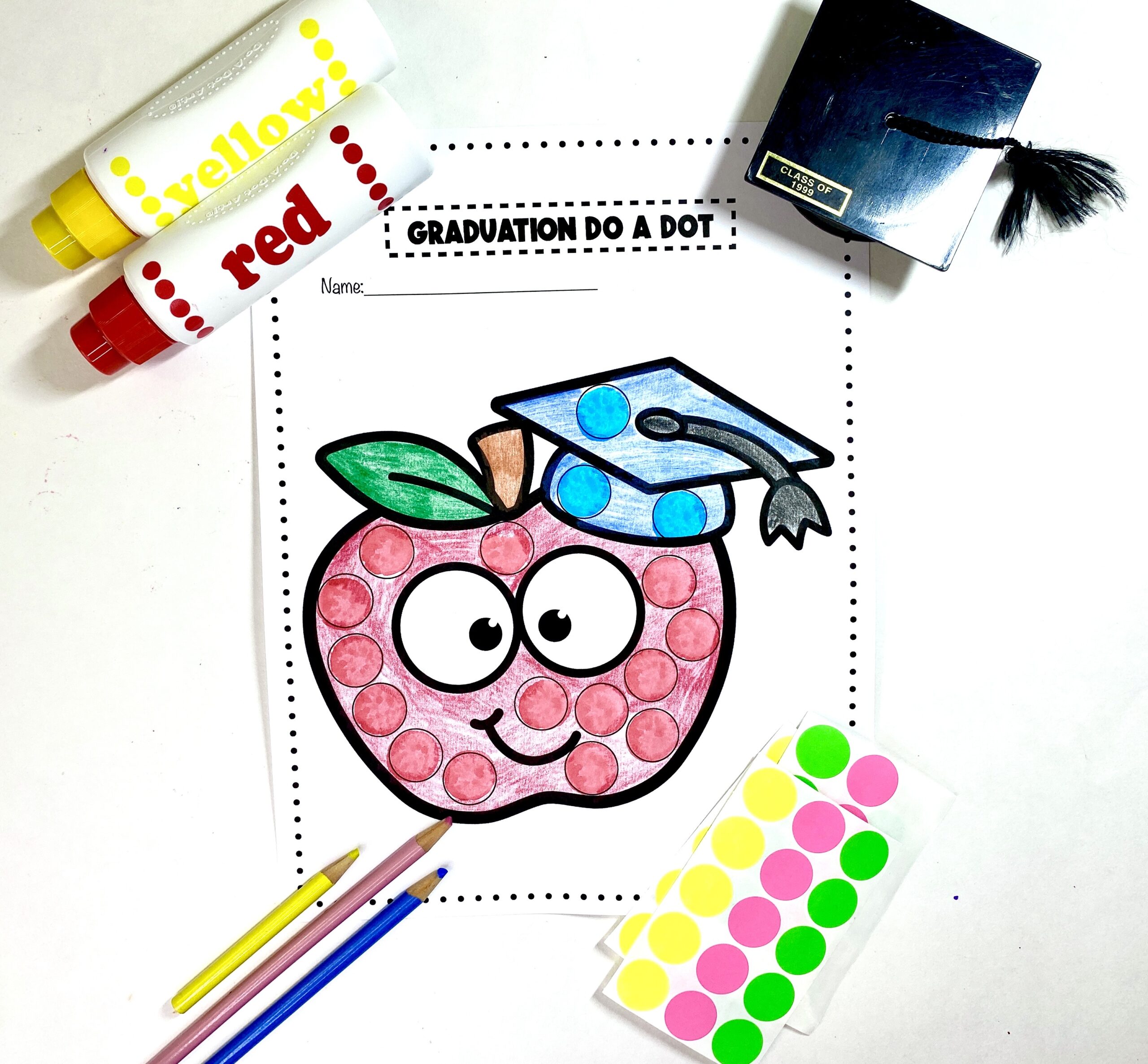 Graduation Do A Dot Art Packet | Made By Teachers