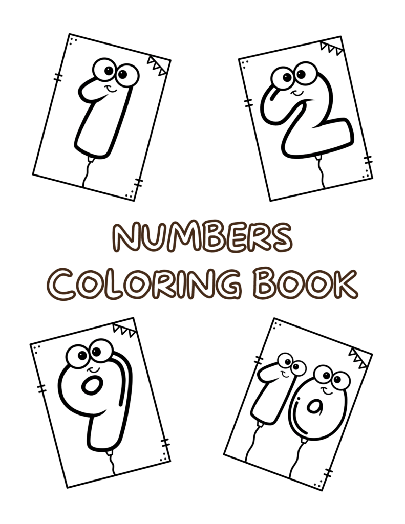 ♥♥Numbers Coloring Book♥♥ | Made By Teachers