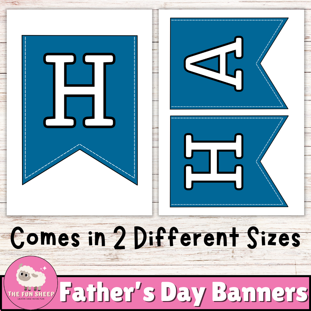 Father’s Day Banners | Happy Fathers Day Party DIY Decor - SET OF 2 ...