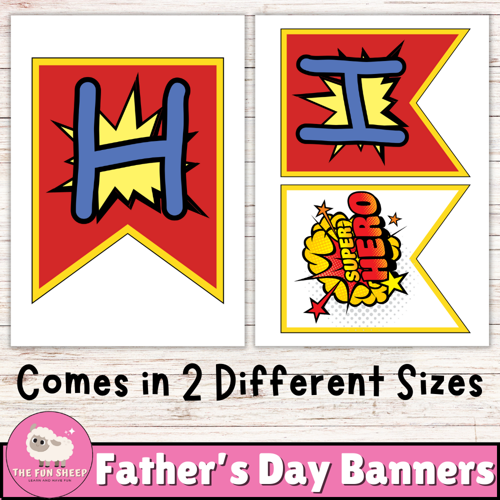 Father’s Day Banners | Happy Fathers Day Party DIY Decor - SET OF 2 ...