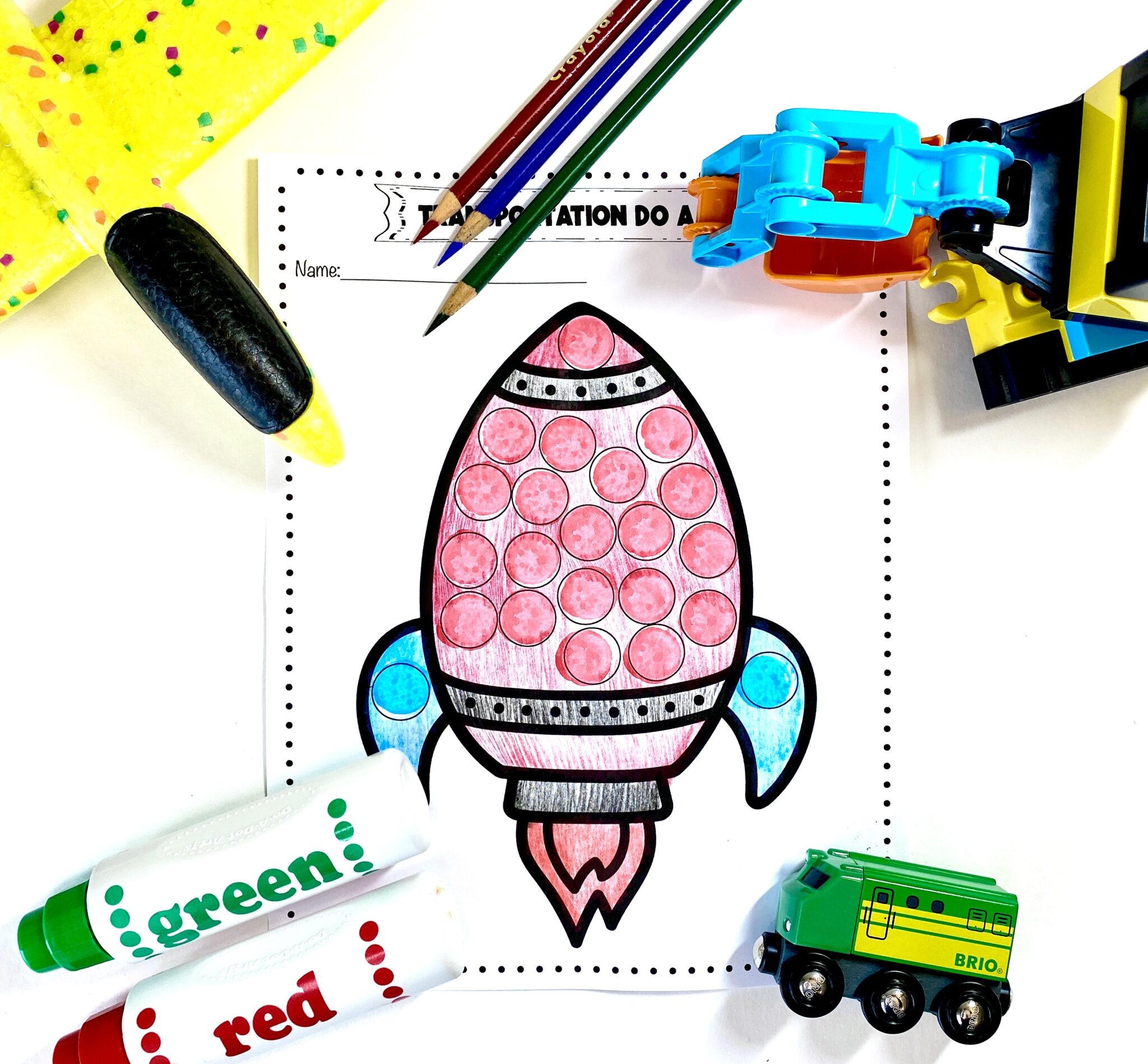 Transportation Do A Dot | Made By Teachers