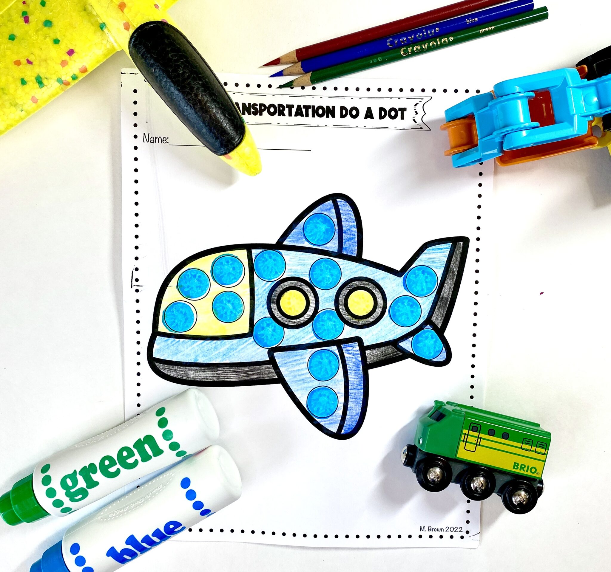 Transportation Do A Dot | Made By Teachers