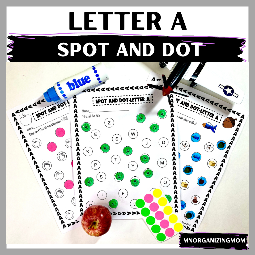 Letter A Spot and Dot | Made By Teachers