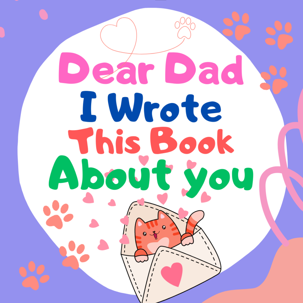 Dear Dad I Wrote this Book About You,A Printable Book to Celebrate ...