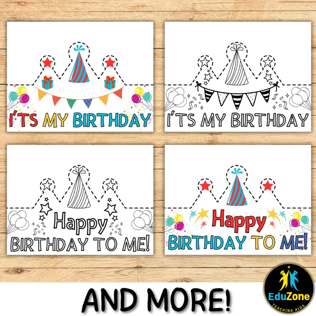 Add Fun and Flair to Your Celebration with Customizable Birthday Crowns ...