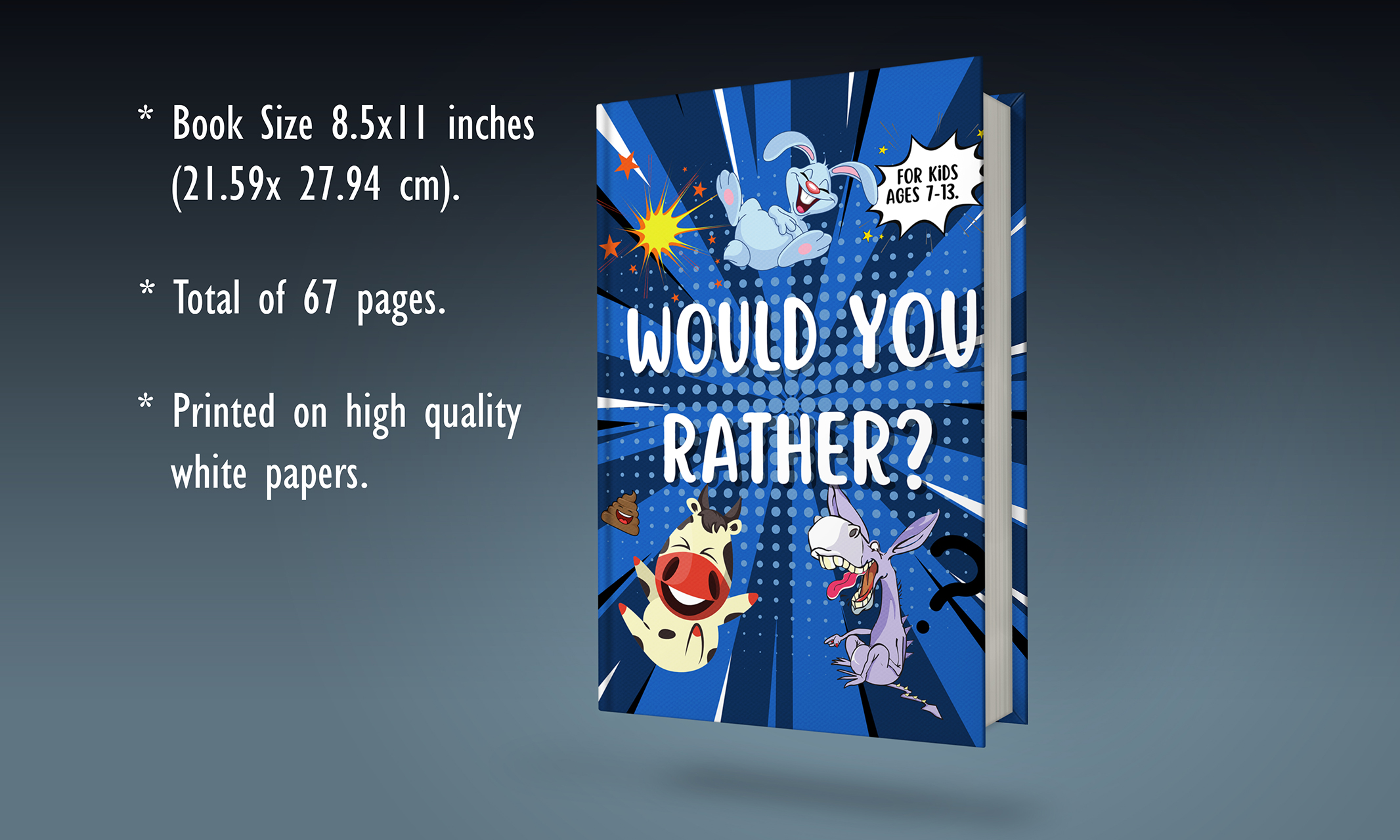 Would you rather book for kids 7-13 Hilarious scenarios & Crazy ...