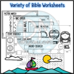 Samson Bible Activities l Samson Worksheets l Samson and Delilah Bible ...