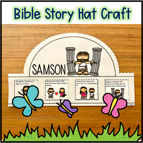 Samson Bible Activities l Samson Worksheets l Samson and Delilah Bible ...