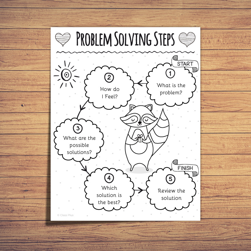 Social Problem Solving Raccoon Theme | Made By Teachers Social Problem Solving Raccoon Theme | Made By Teachers
