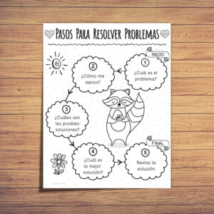 Solución de Problemas Sociales Tema del Mapache | Made By Teachers