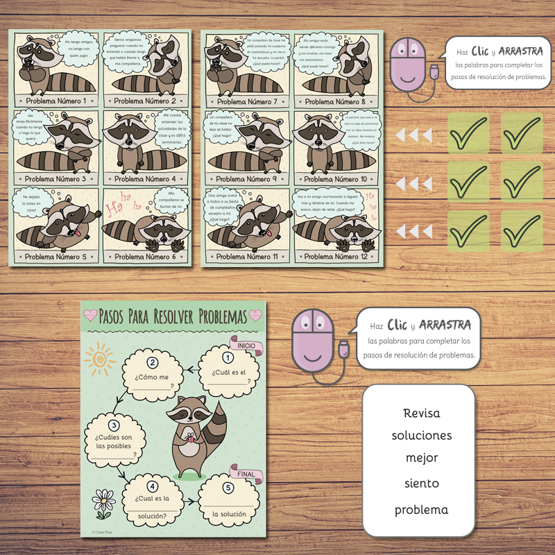 Solución de Problemas Sociales | Tema del Mapache Google Slides | Made ...