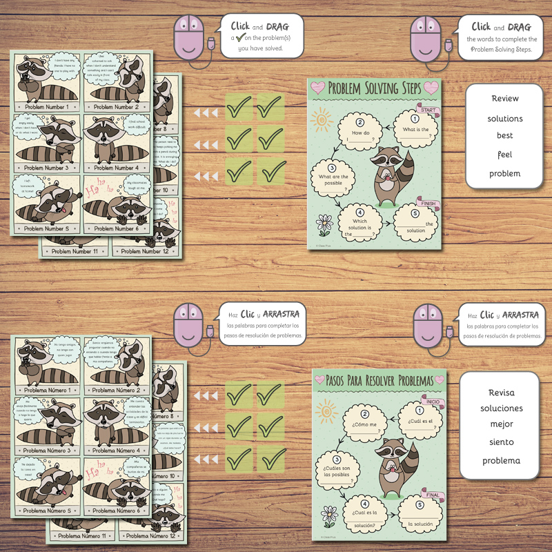 Social Problem Solving Raccoon Theme | Google Slides BUNDLE | Made By ...