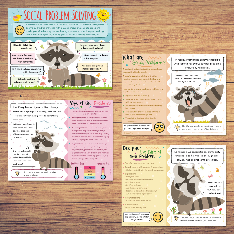 Social Problem Solving PowerPoint Presentation (Raccoon Theme) | Made ...