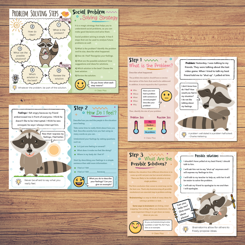 Social Problem Solving PowerPoint Presentation (Raccoon Theme) | Made ...