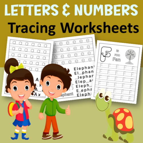 Trace Your Way to Success: Fun and Educational Letters and Numbers ...