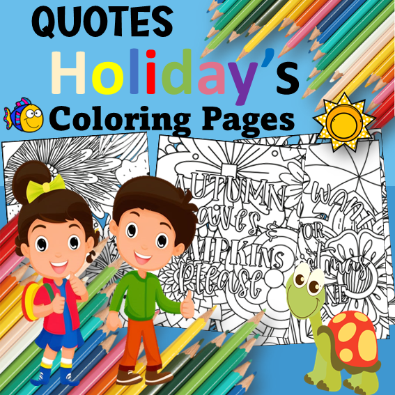 Get Festive with Inspiring Quotes: Printable Holiday Coloring Pages ...