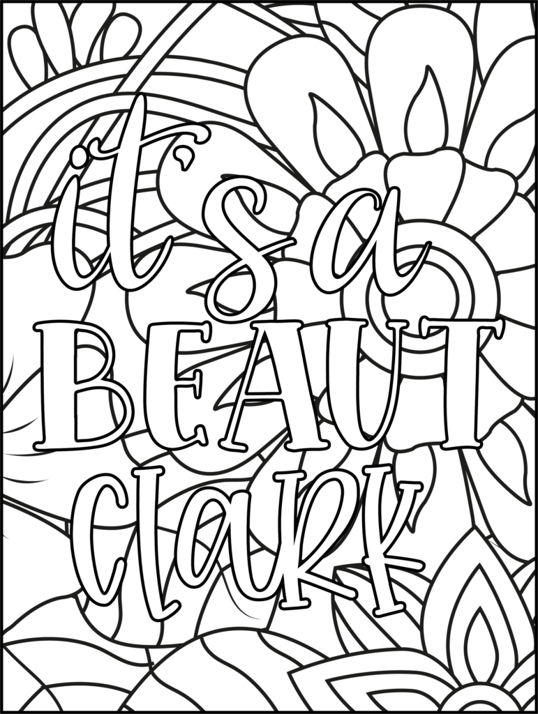 Get Festive with Inspiring Quotes: Printable Holiday Coloring Pages ...