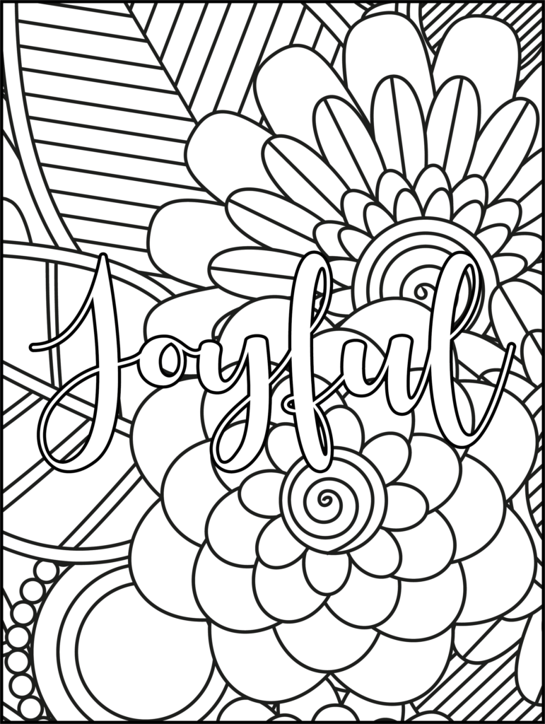 Get Festive with Inspiring Quotes: Printable Holiday Coloring Pages ...