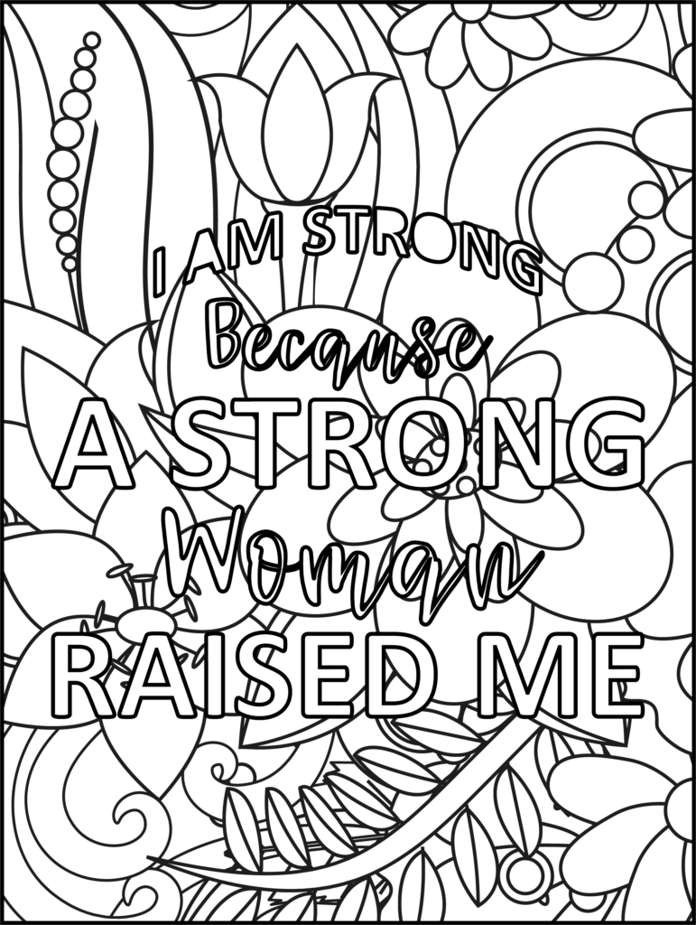 Empower Your Inner Warrior: A Coloring Book Celebrating Strong Women ...