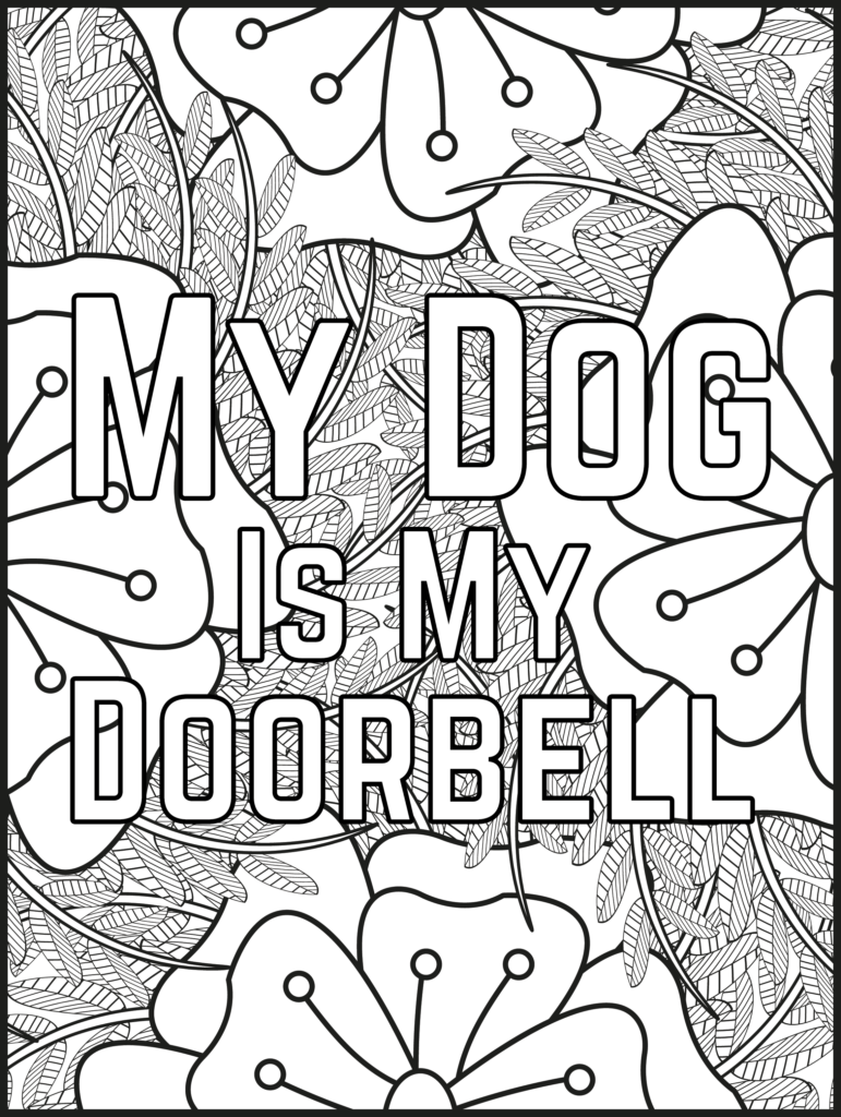 Inspirational Canine Wisdom: A Coloring Book of Dog Quotes | Made By ...