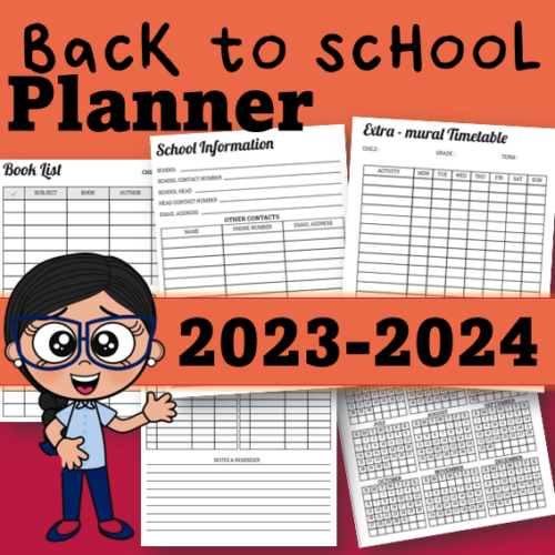 Stay Ahead of the Game: Your Ultimate Back-to-School Planner 2023-2024 ...