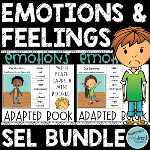 Kids Feelings & Emotions Adapted Books with SEL Activities BUNDLE ...