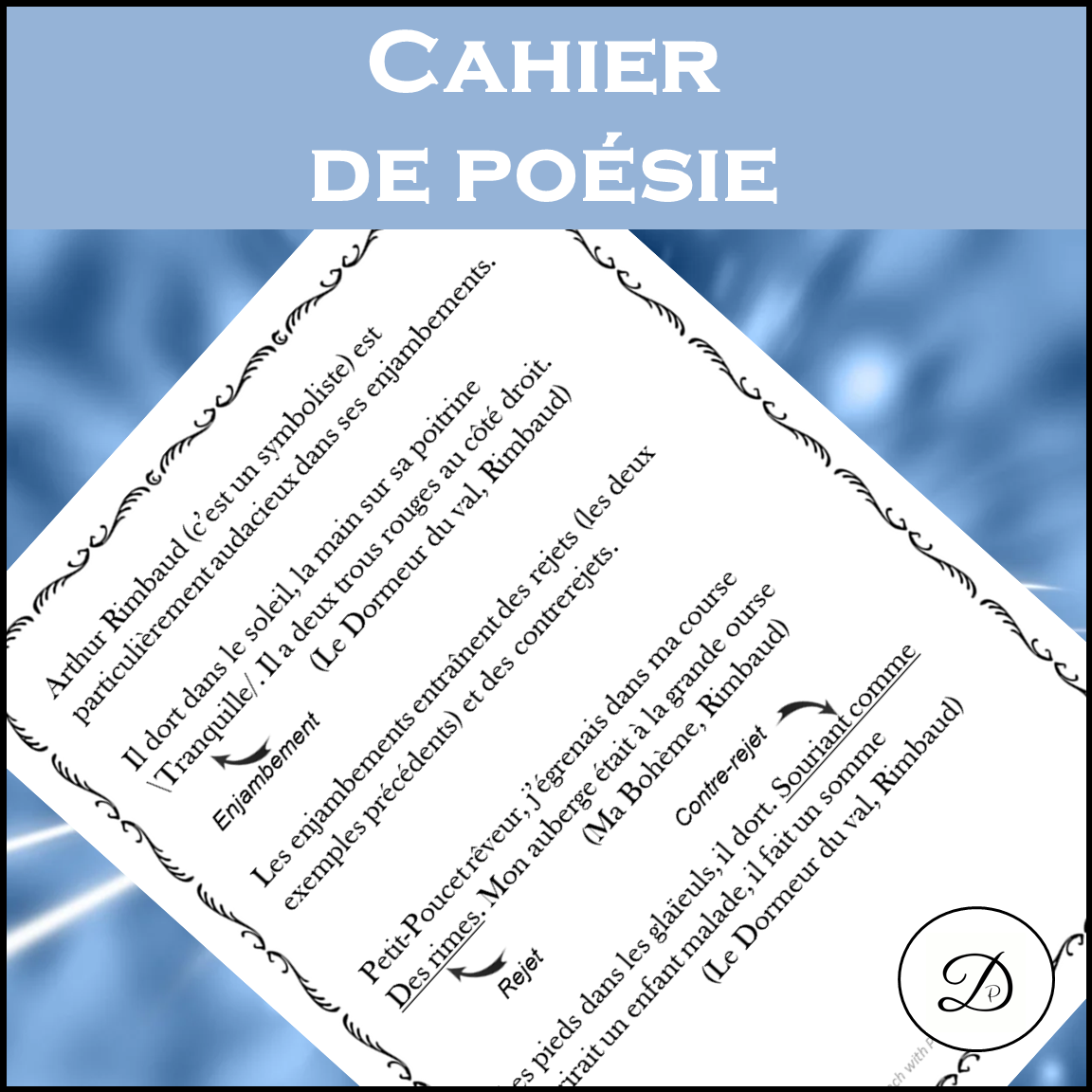 Cahier de poésie | Made By Teachers