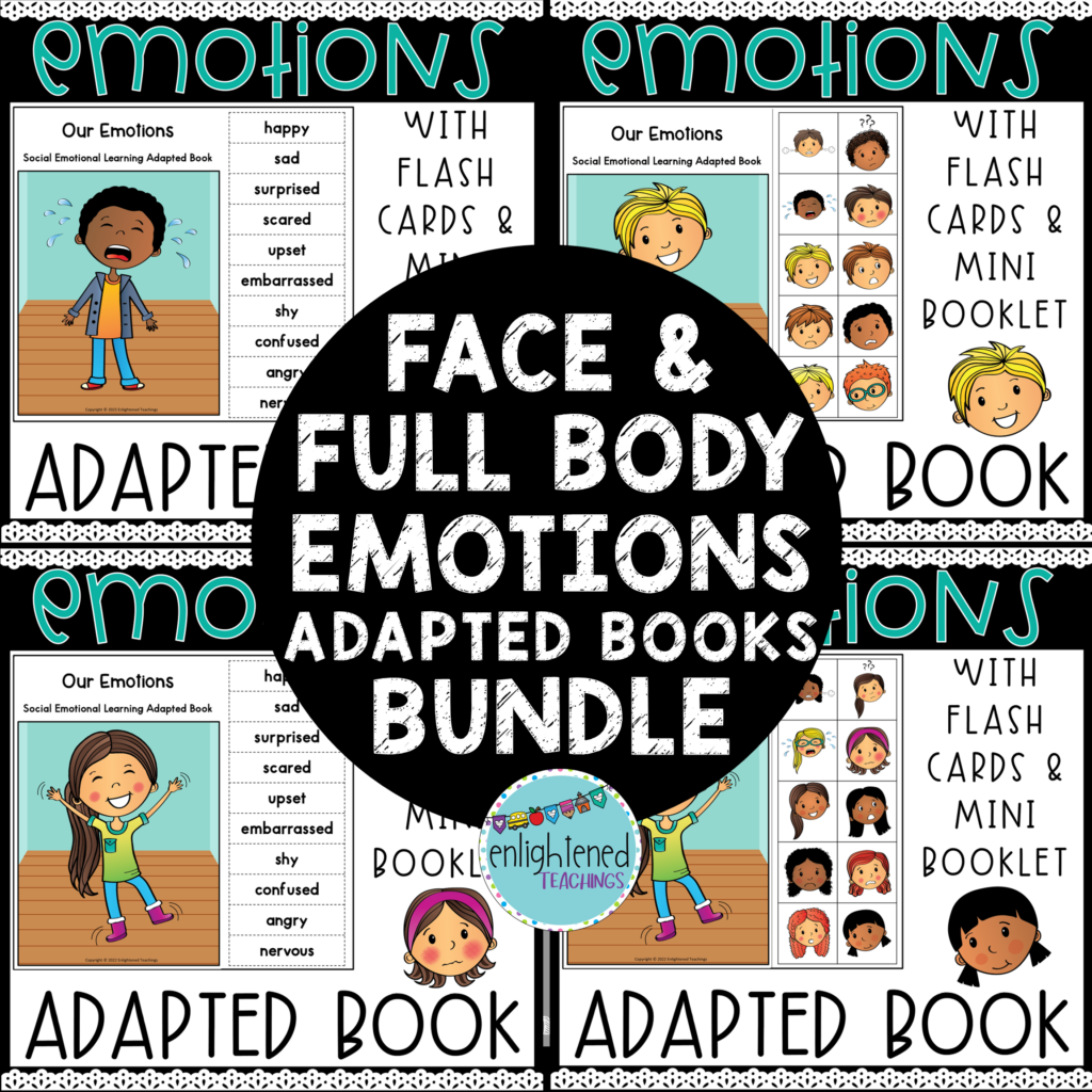 Kids Feelings & Emotions Adapted Books SEL Activities BIG BUNDLE | Made ...