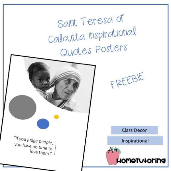 Mother Teresa (Saint Teresa of Calcutta) Inspirational Posters ...