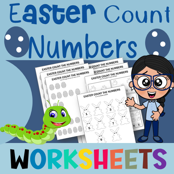 Hop into the holiday spirit with our Easter Count Numbers Worksheets! These fun and engaging ...