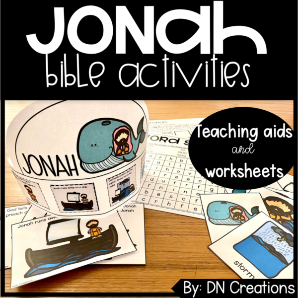 Jonah Bible Activities l Jonah and the Whale Bible Crafts l Jonah ...