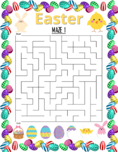 Egg-citing Easter Mazes: Fun and Challenging Activity for Kids | Made ...