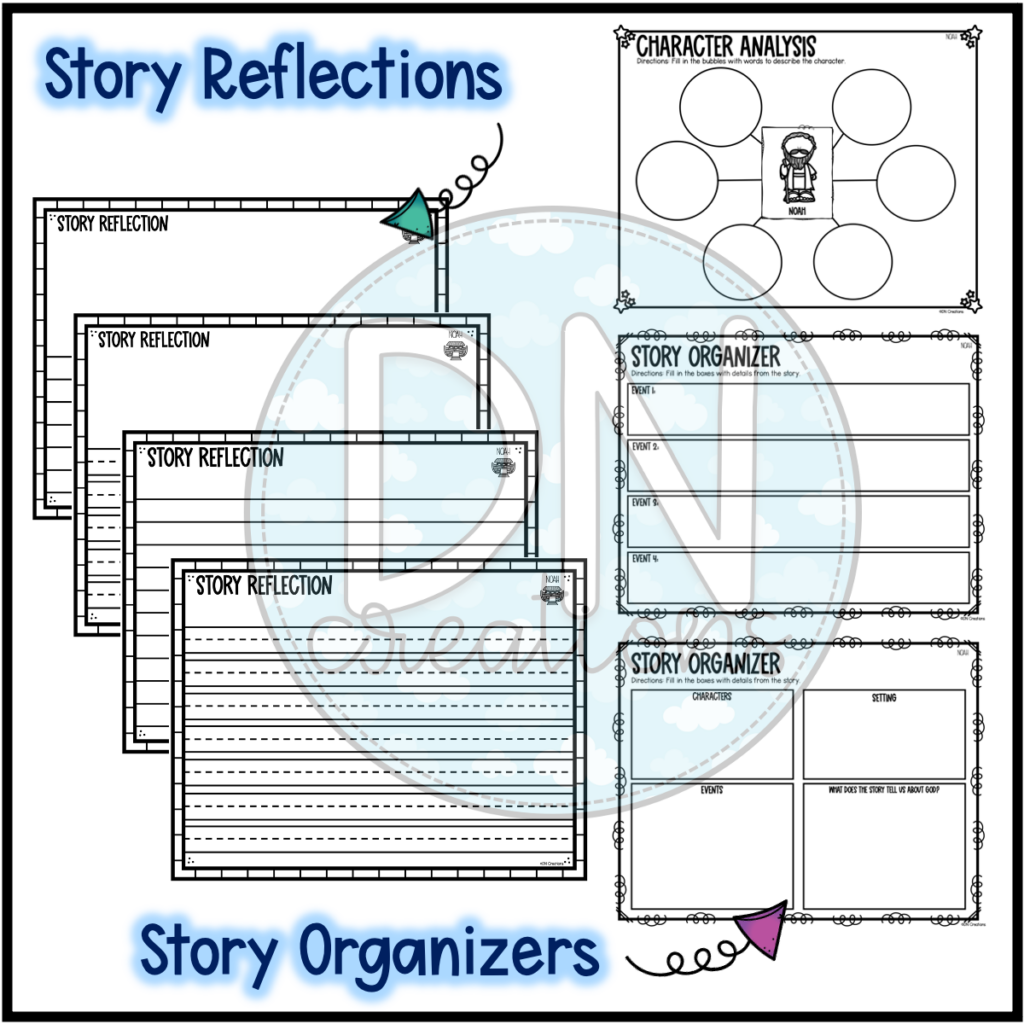 Noah Bible Activities l Noah's Ark Bible Study l Noah Bible Lesson ...
