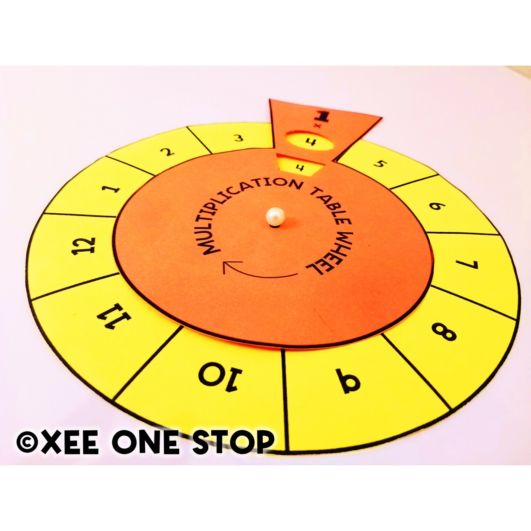 Multiplication Times Tables Wheel craft Practice Fluency Freebie | Made ...