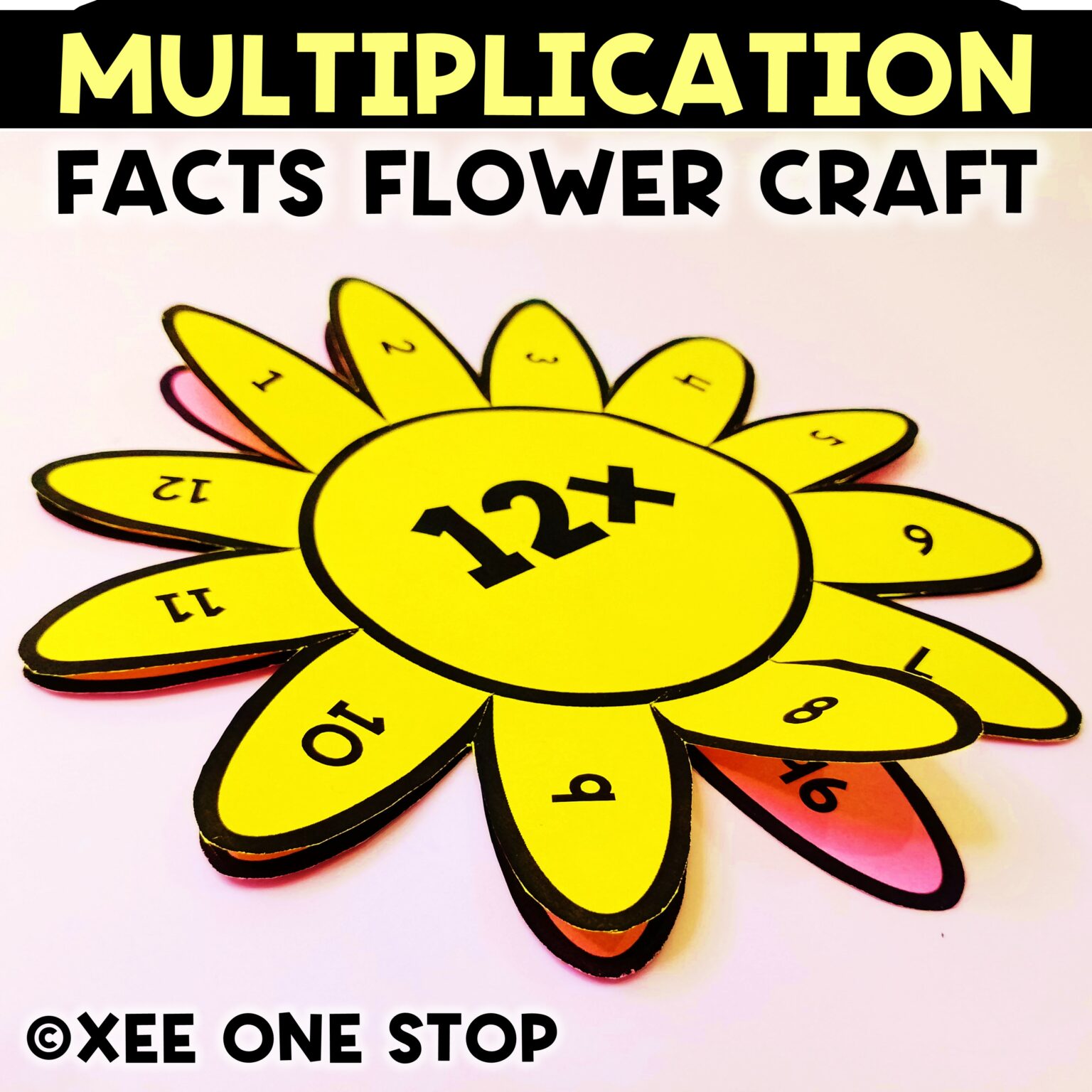 Multiplication Times Tables Wheel craft Practice Fluency Freebie | Made ...